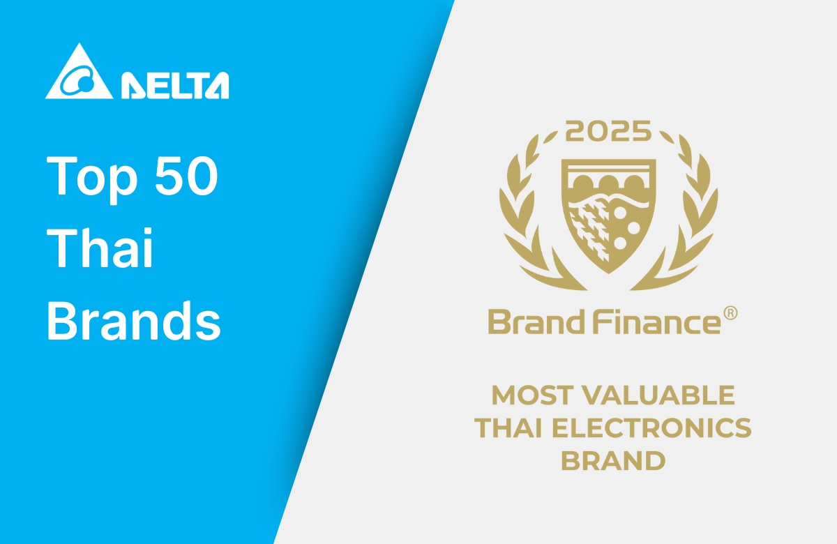 Delta Thailand Recognized as Thailand’s Leading Electronics Brand in Brand Finance Thailand 50